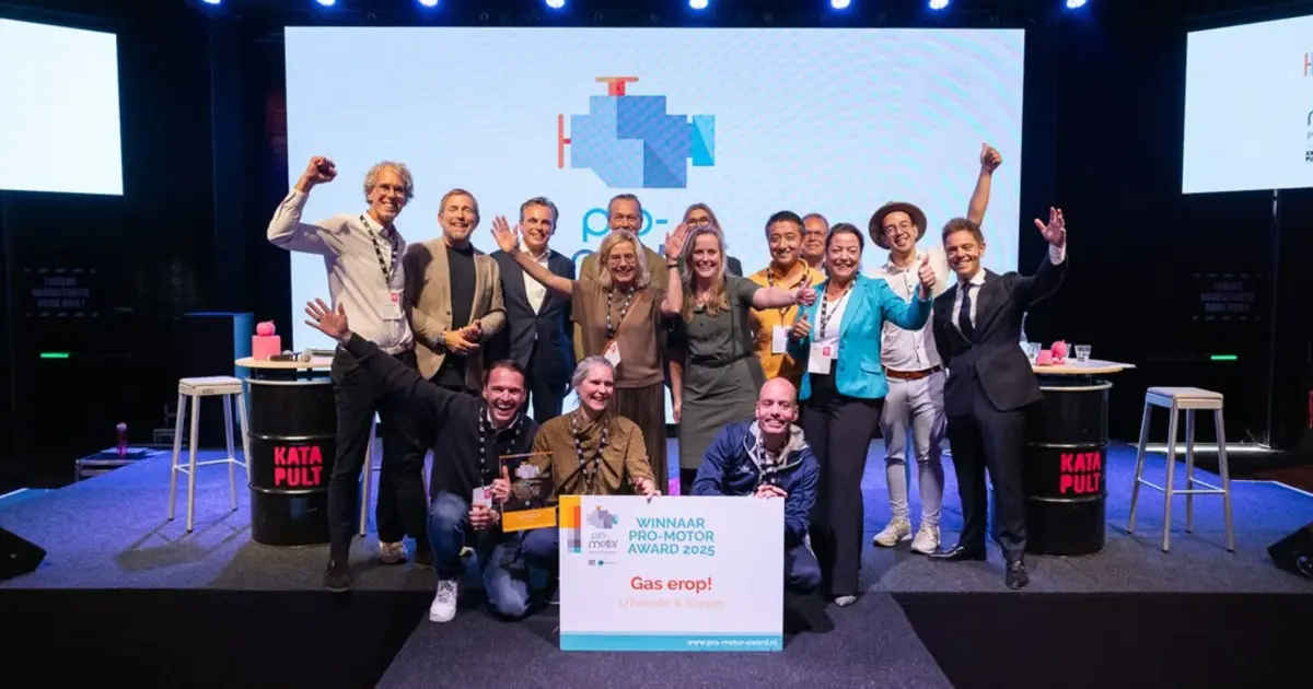 Gas erop! wint Pro-Motor Award 2025 - Techniek Nederland