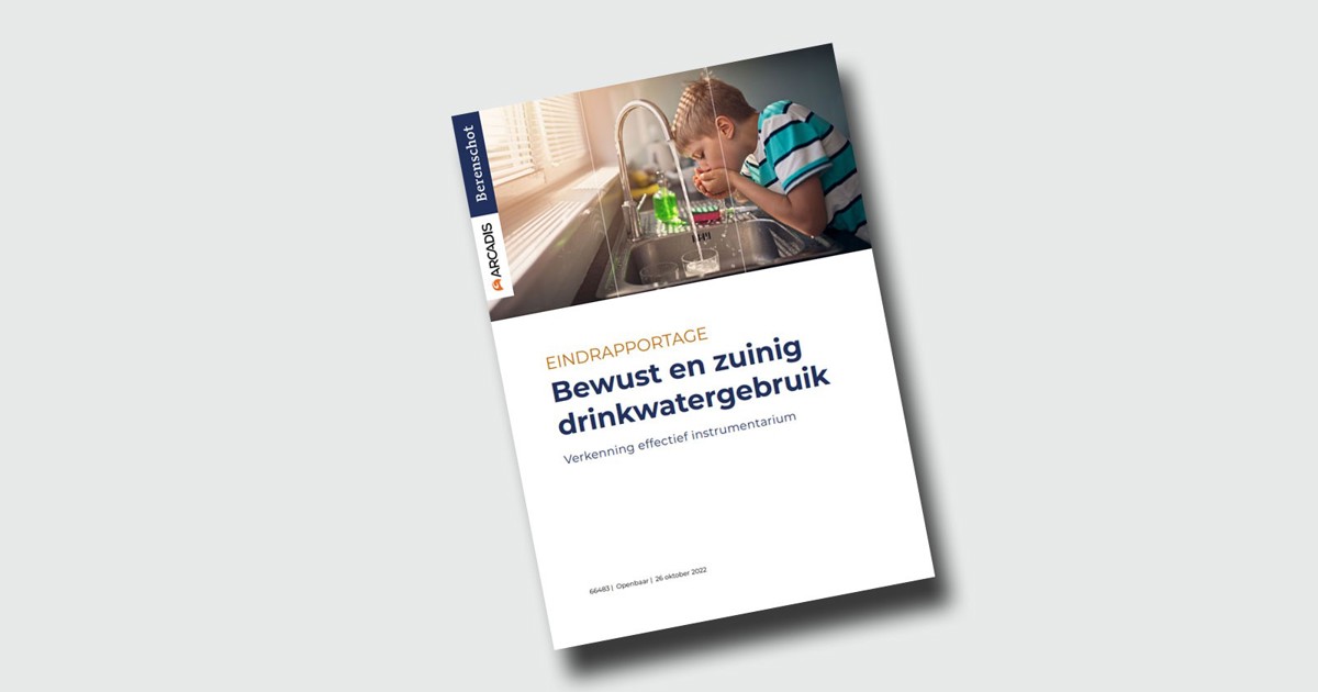 Bewust en zuinig drinkwatergebruik - Techniek Nederland
